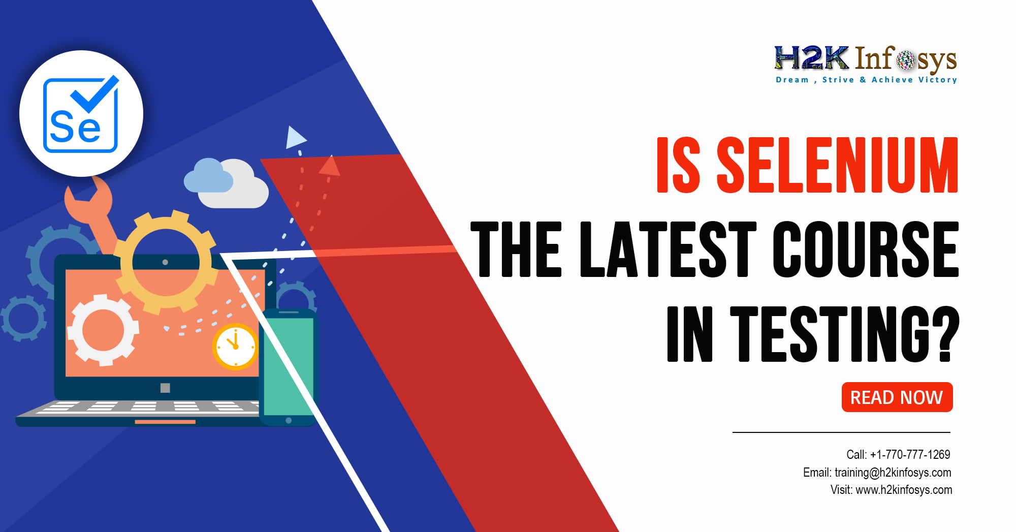 Is Selenium The Latest Course In Testing H2k Infosys Blog
