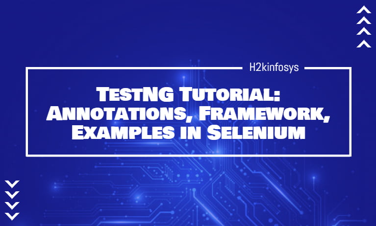 Testng Tutorial H2kinfosys Blog