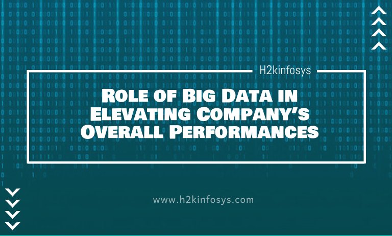 Role of Big Data in Elevating Company's Overall Performances