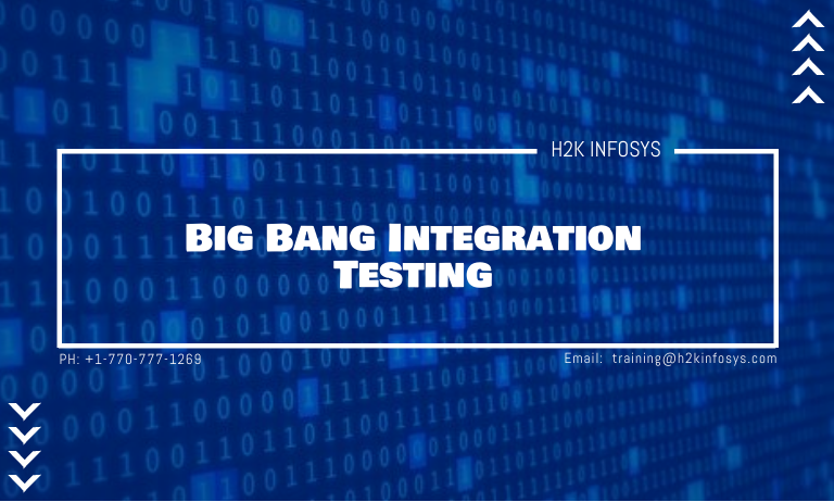 Big Bang Integration Testing | H2K Infosys Blog Big Bang Integration Testing | H2K Infosys Blog