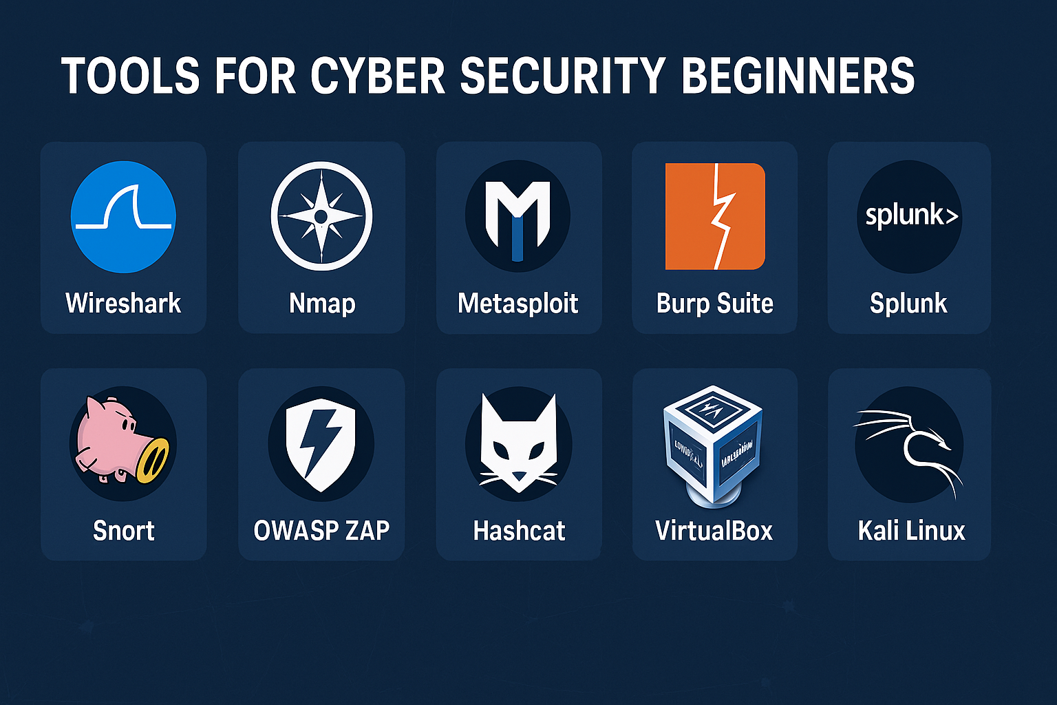 Best Tools for Cyber Security Beginners in 2025 | H2K Infosys Blog