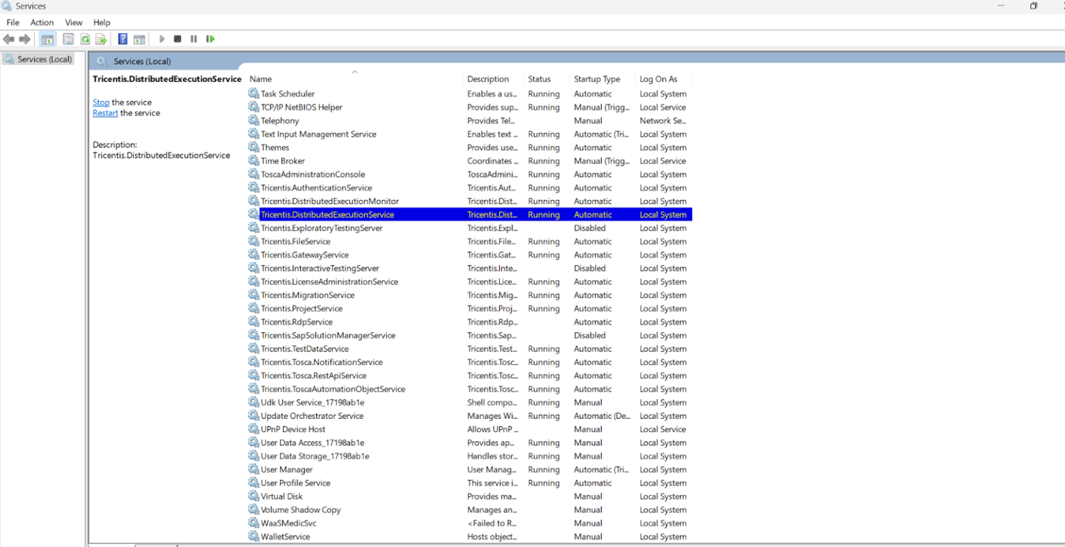 Tricentis Tosca Distributed Execution (DEX) Server Configuration and ...